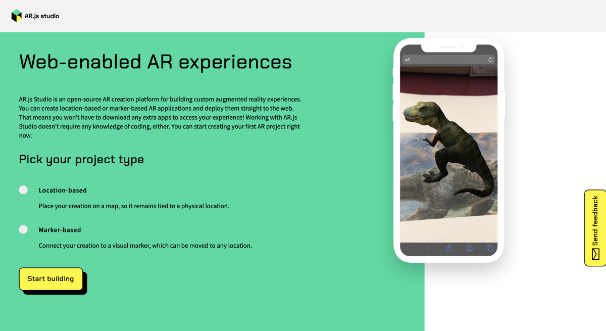 Web AR開発用のJSライブラリ AR.js – なんてこったい